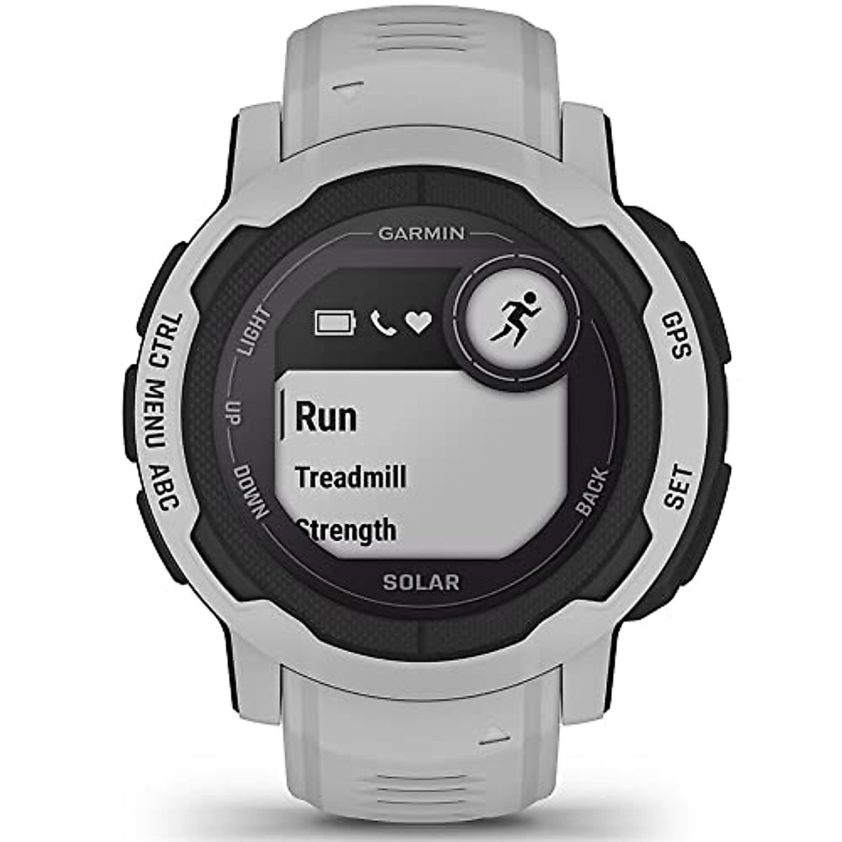 Garmin 010-02627-11 Instinct 2 Solar 45mm GPS Smartwatch Mist Gray Bundle with Premium 2YR CPS Enhanced Protection Pack