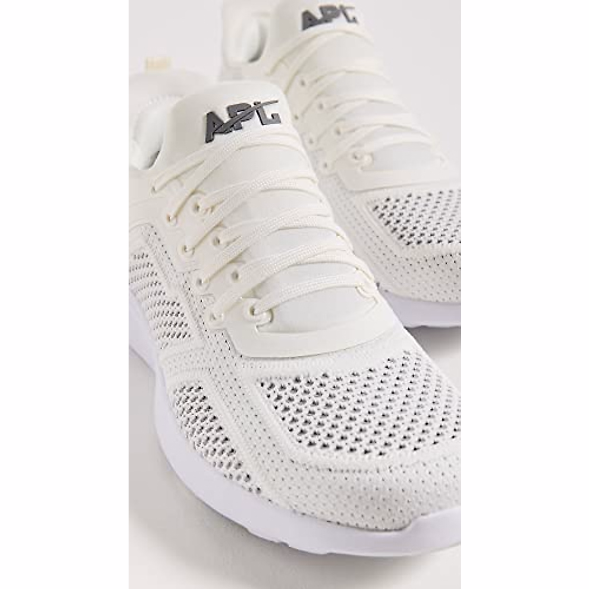 APL: Athletic Propulsion Labs Women's Techloom Tracer Sneakers, Ivory/Cement/White, 7 Medium US