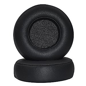 Sqrmekoko Replacement Ear Pad Cushion Cups Cover Earpads Repair Parts Compatible with Beats by Dr Dre Pro Detox (Black)