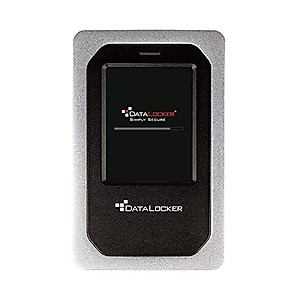 DataLocker 1TB SSD External Hard Drive for Mac, Windows, & Linux - Portable SSD Hard Drive with Password Protected Hardware Encrypted SSD, Touchscreen, TAA Compliant, & IP64 Dust/Water, USB-C/USB-A