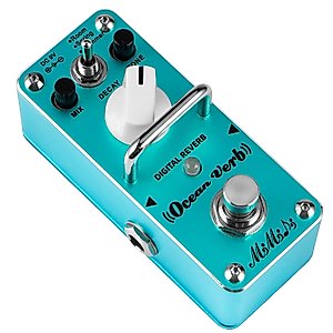 MIMIDI Digital Reverb Guitar Effect Pedal with True Bypass 3 Modes Room Spring Shimmer Portable Mini for Electric Guitar And Bass