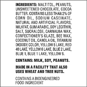 Atkins Endulge Chocolate Peanut Candies, Dessert Favorite, 0g Sugar, 20 Counts