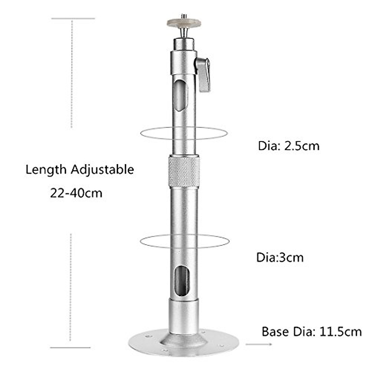 ASSOME Projector Ceiling Mount, Projector Stand, Universal Extendable Video Projector Wall Mount Bracket with Adjustable Height, 3 Screw Model