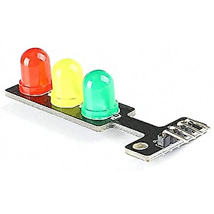 Adeept 5PCS Mini Traffic Light LED DC 5V 5mm Display Module for Arduino Creative DIY Project Kit, Raspberry Pi, Traffic Light for Traffic System Model