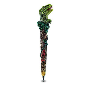 Planet Pens Tyrannosaurus Rex Novelty Pen - Cute Funny Pens for Kids, Teens and Adults, Fun Cool Ball Point Pen for School Writing and Unique Office Supplies, Dino Pen Gift for Men and Women - 6 Inch