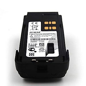 elxjar (2-Pack) 7.4V 2600mAh PMNN4409AR Replacement Two-Way Radio Battery for Motorola XPR7350 XPR7580 XPR7550 XPR3300 APX4000 APX1000 XPR3300 XPR3500 XPR7550 XPR7580 XPR7350 DP4400 PMNN4448