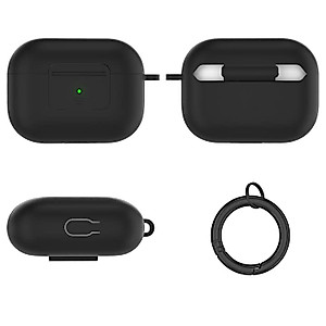 FUNLINK for Airpod Pro Case Cover, [Upgrade Secure Lock] AirPods Pro 1st Generation Case Shockproof Silicone Skin Protective iPod Pro Case with Keychain for Apple Airpods Pro Case 2019