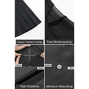 Women's Tennis Dress Workout Dress Sleeveless Athletic Dress for Golf Girl Sportwear Tennis Dresses,no Shorts