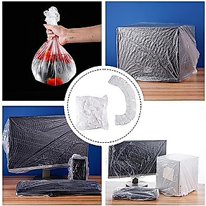 10 Pcs Thickened Disposable Dust Cover,Elastic Household Kitchen Appliance Universal Dustproof Protective Cover,Clear Kitchen Appliance Covers,for Toaster Oven Blender Pressure Cooker Accessories