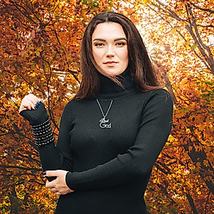 Faith Necklace But God Stainless Steel Christian Necklace with 20 inch Stainless Steel Chain