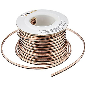 Amazon Basics 16-Gauge Speaker Wire Cable, 50 Feet
