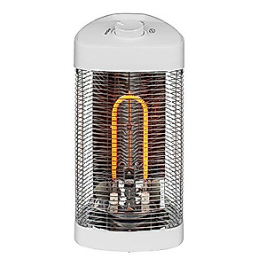 Westinghouse Infrared Electric Outdoor Heater, Oscillating, Radiant Heating with Auto Shut-Off with tip over Protection, Heats all year round, Portable, Waterproof and Dust Resistant, White