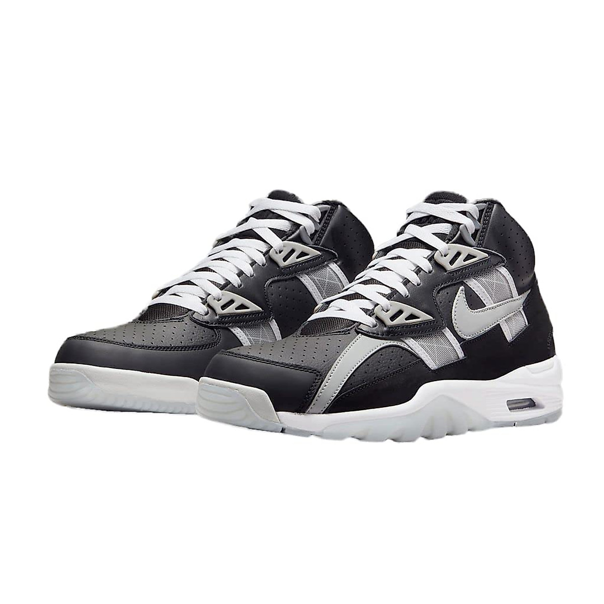 Nike Mens Air Trainer SC High DZ4405 001 Raiders - Size 9 Black/Grey-White