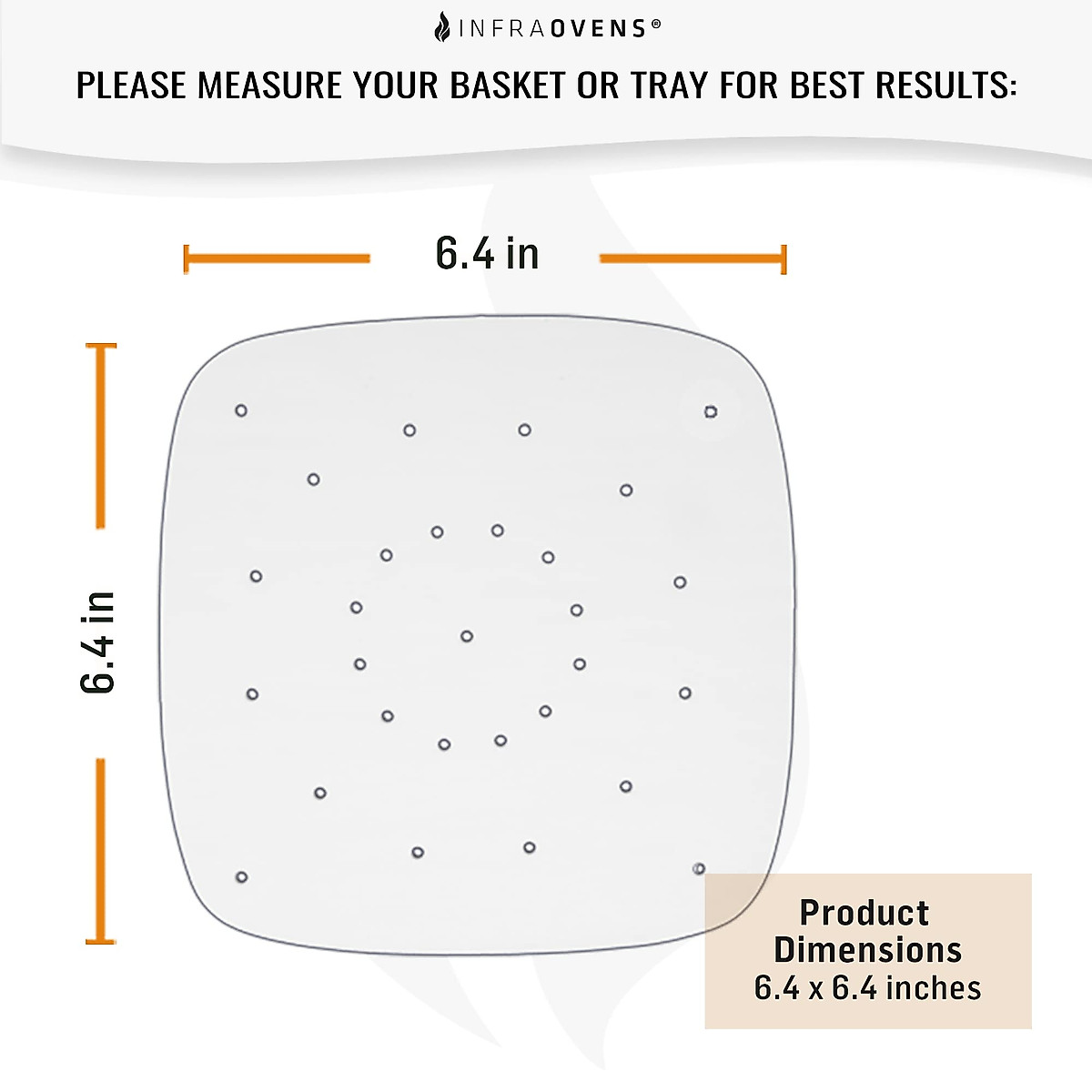 Air Fryer Parchment Paper Sheets Compatible with Philips Viva, Dash, Secura XL, Maxi-Matic Elite +More | Paper Liner Accessories for Airfryer