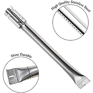 Hisencn Repair kit Gas Grill Burner, Heat Plate Deflector, Crossover Tube Replacement for Char-Broil Classic 280 2-Burner, 360 3-Burner, 405 4-Burner Liquid Propane, G320-0200-W1, G215-0203-W