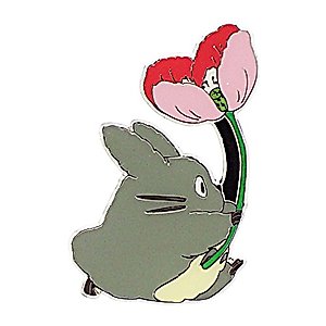 Studio Ghibli magnet "-big Totoro flower T-102
