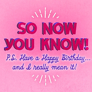 Hallmark Funny Birthday Card for Wife (Really Mean It)