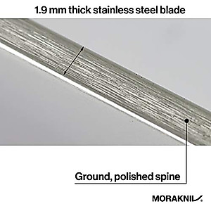 Morakniv Companion Sandvik Stainless Steel Fish Fillet Knife with Sheath, Black/Yellow, 6.1 Inch