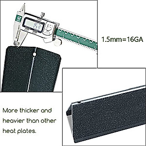Utheer 7635 Flavorizer Bars 15.3 inch for Weber Spirit I & II 200 Series (2 Burners), Spirit E210 E220 S210 S220 with Front Control Knobs, Grill Replacement Parts for Weber 16 GA ​Porcelain Heat Plate