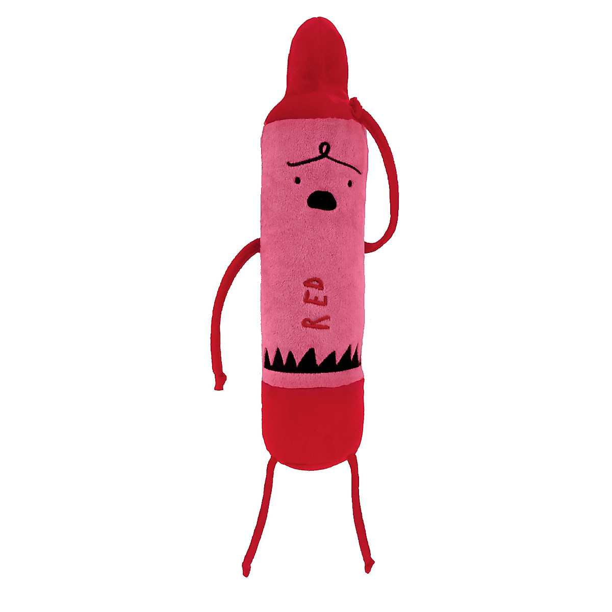 MerryMakers The Day the Crayons Quit Red Soft Plush Crayon Toy, 12-Inch, from Drew Daywalt and Oliver Jeffer's The Day the Crayon's Quit Book Series