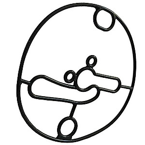 6 Pack 698781 Float Bowl Gasket Kit Replaces for Stens 485-914 Nikki Carburetor Troy-Bilt Toro Lawn Mowers