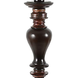 Decor Therapy PL1644 61.5" Walnut Ridge Brass Floor Lamp