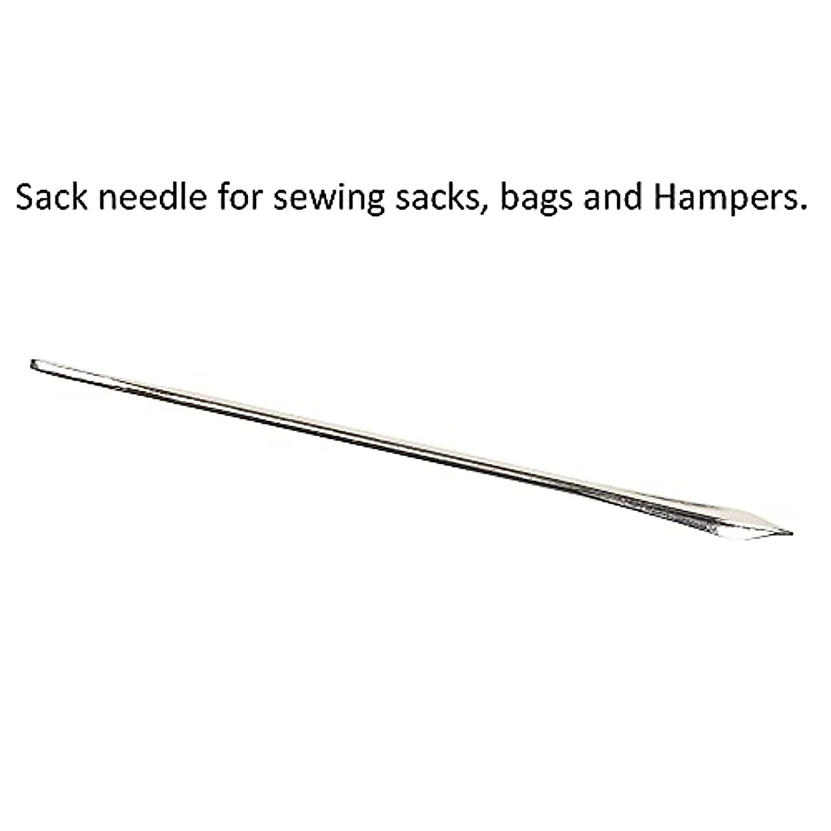 Eketirry Hand Sewing Needle Kit, Heavy Duty Household Hand Needles for for Upholstery, Carpet, Leather, Canvas Repair (5 Pieces)