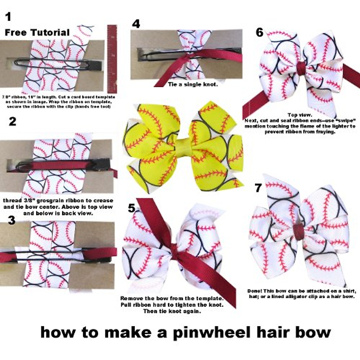 HipGirl Gift Wrapping Supplies - 2ct DIY Hair Bow Maker Hands Free Tool - Make Christmas Bows for Gift Wrapping Yourself. Make the Christmas Wrapping Gift Bows for Christmas Presents Easily