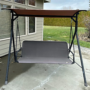 Timyrimy Garden Swing Plastic Fittings (Type 5) to Attach Canopy Frame to Swing Frame, Swing Canopy Bracket Replacement Part (2)