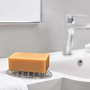 Better Houseware soap bar Holder,Set of 2 bar soap Holder for Shower, Non-Slip Plastic soap Holder for Bathroom Kitchen,soap Tray for Shower use