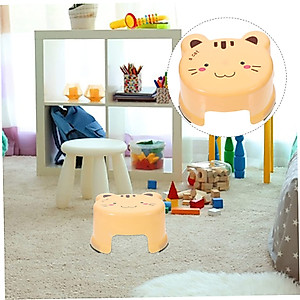 Cartoon Plastic Stool Portable Stool Chair Stool ' Step Stools Foot Stools Small Bathroom Step Sitting Stool Small Step Stool Stools for Bathroom Small Stool