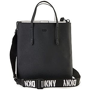 DKNY INES Tote Bag, BLK/Opt WT