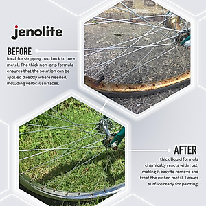 JENOLITE Rust Remover - Thick Liquid - Remover Rust Back to Bare Metal - 5oz (150ml)