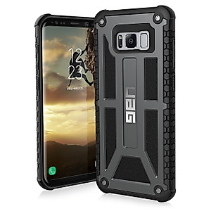 URBAN ARMOR GEAR [UAG Samsung Galaxy S8+ [6.2-inch screen] Monarch Feather-Light Rugged [Graphite] Military Drop Tested Phone Case