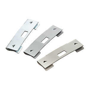 10 Pack Vertical Blind Vane Saver ~ White Curved Repair Clips ~ Fixes Broken