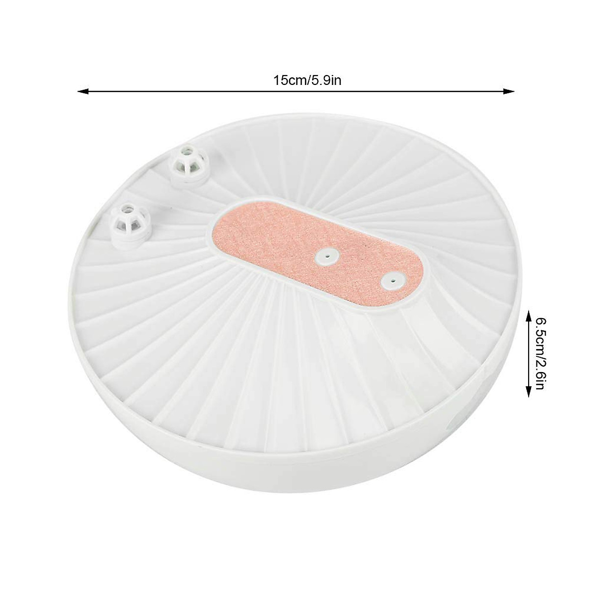 Mini Ultrasonic Dishwasher, Rechargeable Portable Kitchen Cleaner with Bubble Spray Brush and 10 Minutes Timing Function ()