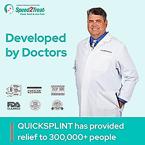 QUICKSPLINT Custom Fit Night Guard | for Grinding Teeth & Jaw Pain | Overnight Sleeping Mouth Guard for Grinding & Clenching | Pain Relief | Nighttime Sleeping Solution