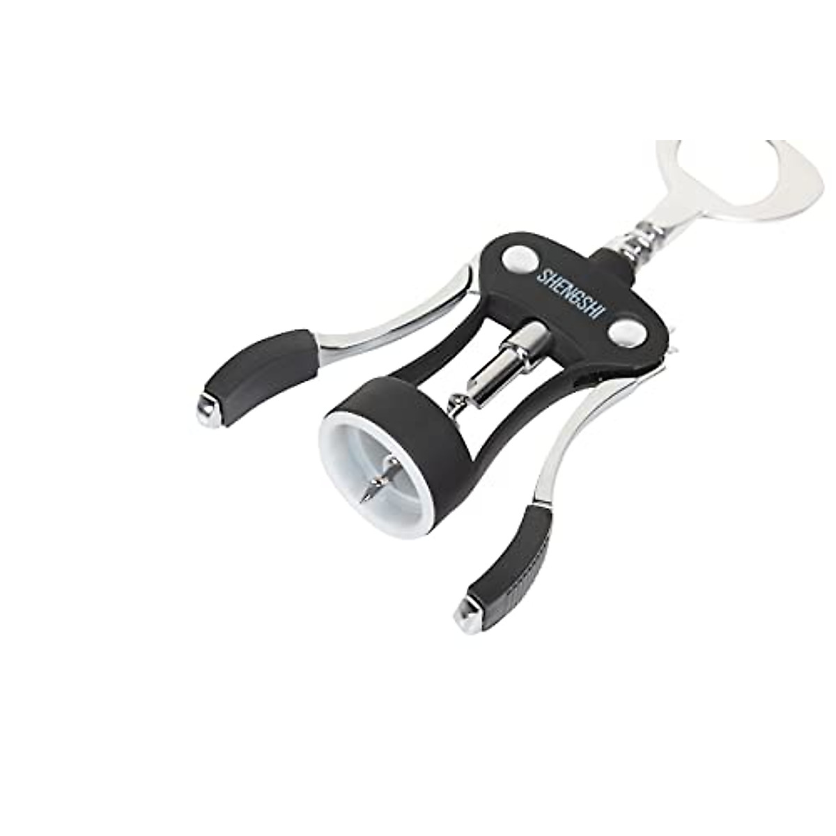 shengshi Wine Opener Zinc Alloy Premium Wing Corkscrew Wine Bottle Opener With Multifunctional Bottles Opener