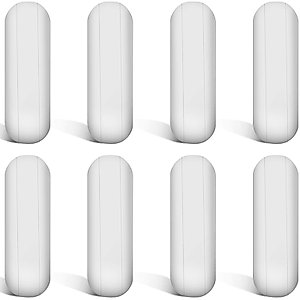 Weewooday PTFE Magnetic Stirrer Mixer Stir Bar Set, White Color, Stir Rod Magnetic, Laboratory Bar, Stir Plate Bar, Stir Plate Magnet Stick(8 Pieces,25 mm/ 1 Inch)