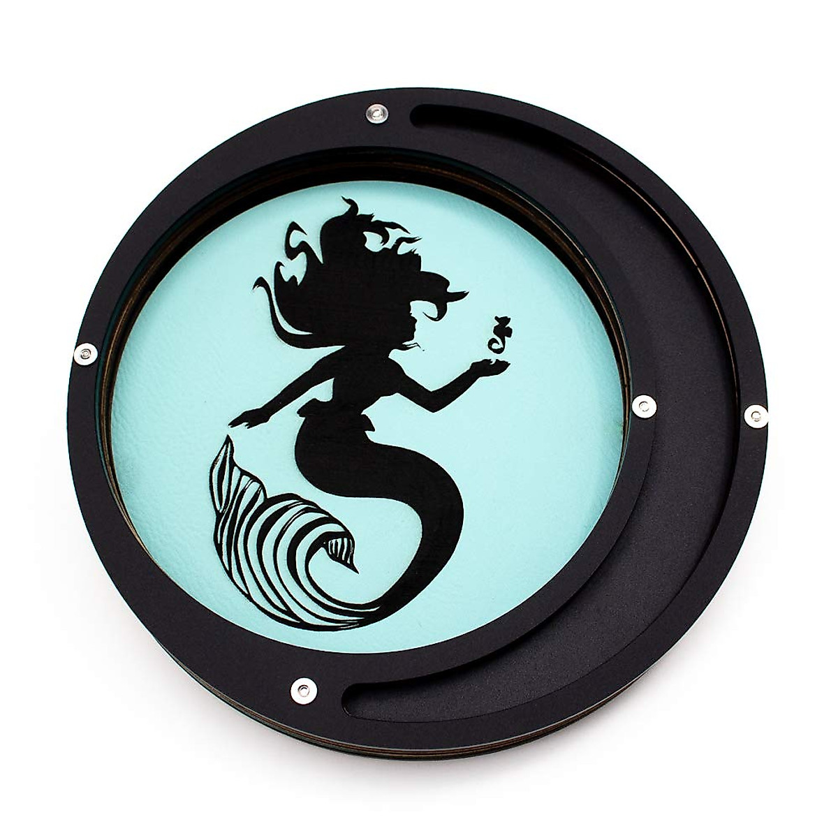 C4Labs 7.25" Padded Vegan Leather Eclipse Dice Tray - Mermaid