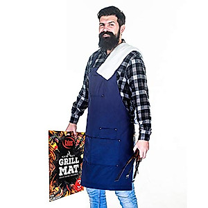 Kaluns Grill Mat, Best BBQ Mat - Heat Resistant up to 600 Degree - Nonstick, Reusable, Dishwasher Safe, Set of 3