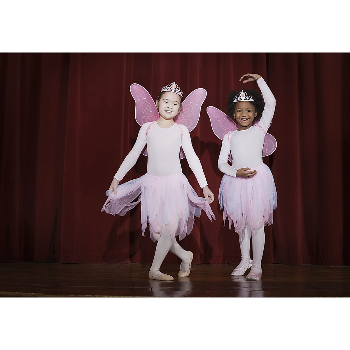 MOLLDAN Girls Dance Leotard Team Basic Long Sleeve Ballet Wear for Toddlers(2-3028-08-XL)