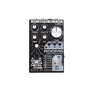 Death By Audio Rooms Stereo Multi Reverb Pedal Pre-Order