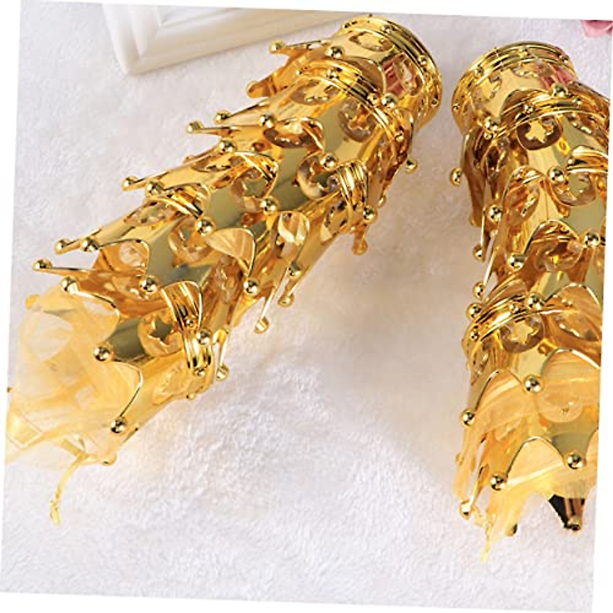 Garneck 24pcs Crown Wedding Candy Gauze Bag Cake Decorating Plastic Containers for Desserts Mini Candy Bags Candy Boxes Baby Shower Gift Bag Yarn Gifts Bags Party Favor Bags Jewelry Bags