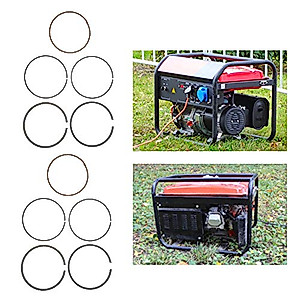 Garden Supplies 2 Set Gasoline Engine Generator Piston Replacement Parts Gasoline Generator Accessories(RvSky)