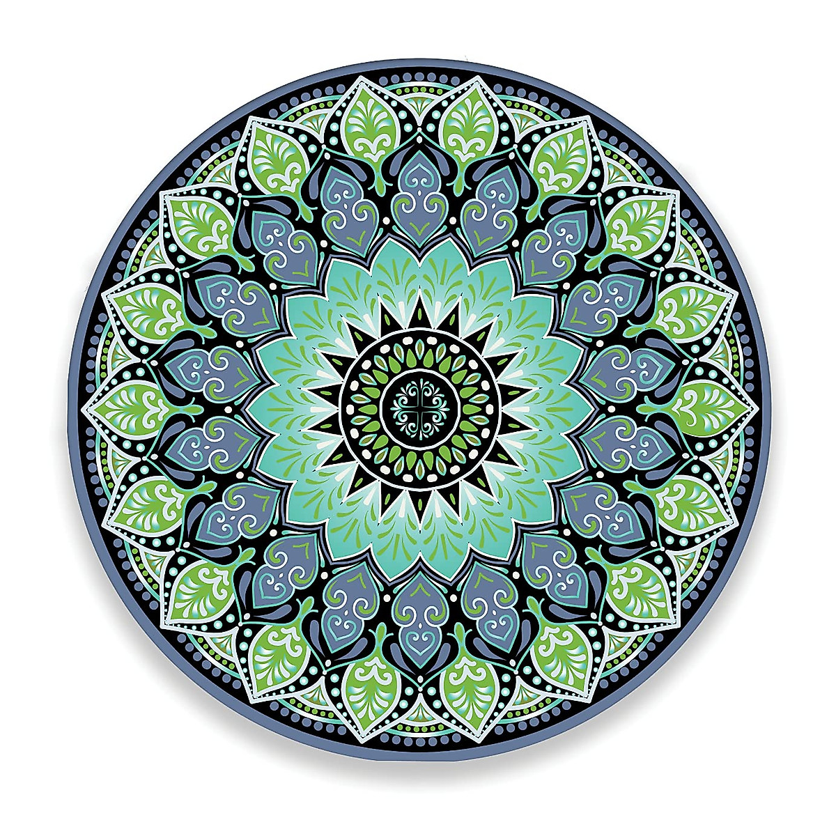 HASTA LA RAIZ | Mexican Handmade Cheese Board covered with resin. Ideal for Charcuterie Platter & Serving Tray. Model: Mandala.