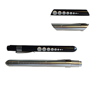 MUCKLILY 2pcs LED Pen Light Medical Pen Light Pen Lights Flashlight Nurse Accessories Nursing Student Essentials Pupil Light Pen for Nurse Gauge LED Rechargeable LED Nursing School Red