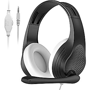 Gaming Headsets PS5/PS4 Headset with Mic Noise Cancelling Headphone with Microphone Wired Headphones for PC/Xbox(Black)