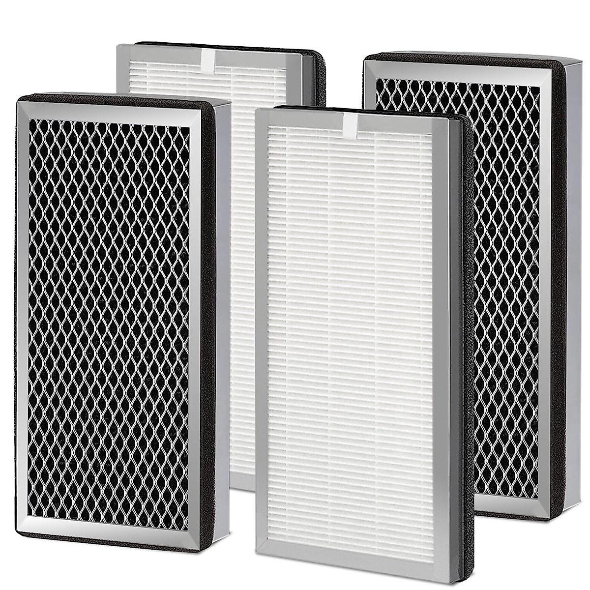 NXBHG 4 Pack 15 Replacement Filter for MA Air Puri-fier models 15, 3-in-1 Filter Contains Pre-filter and Activated Carbon Filter, 4 Pack