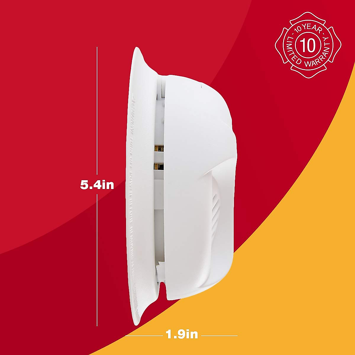 First Alert SA303CN3 Battery Powered Ionization Smoke Alarm with Test/Silence Button , White